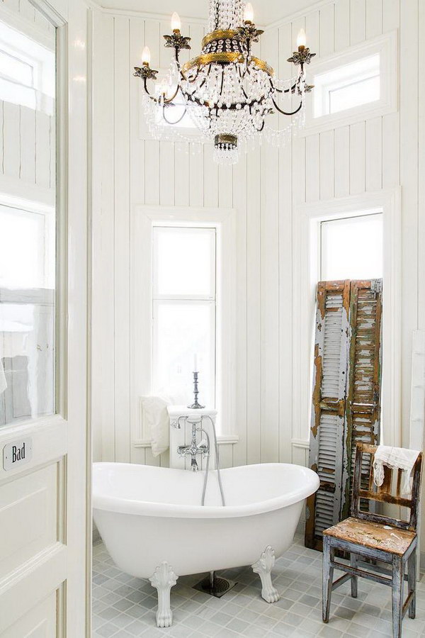 50 Amazing Shabby Chic Bathroom Ideas Styletic